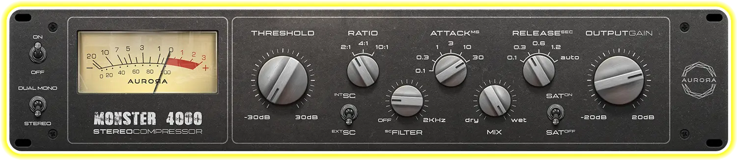 Aurora Monster 4000 - Neural Bus Compressor — Pluginbay